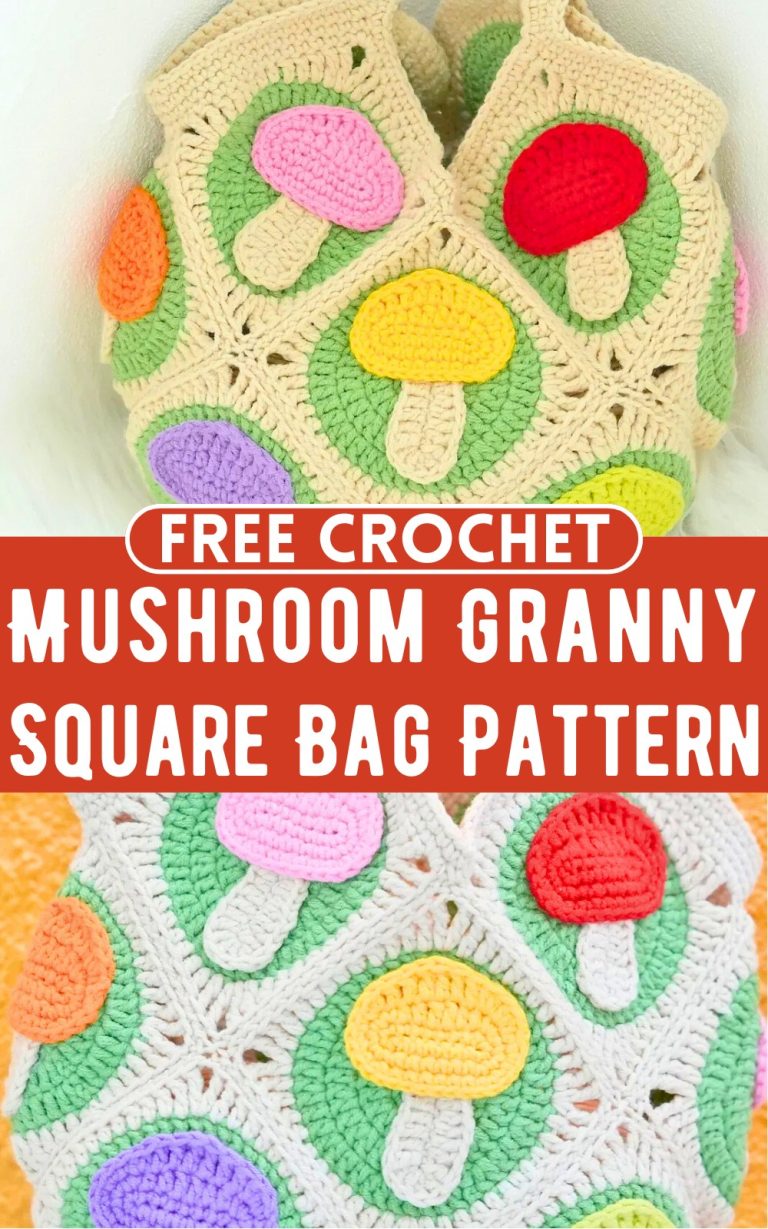 5 Useful Crochet Mushroom Bag Patterns