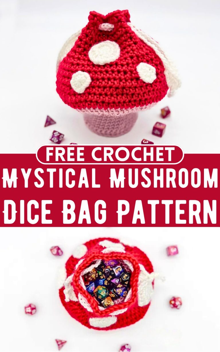 5 Useful Crochet Mushroom Bag Patterns