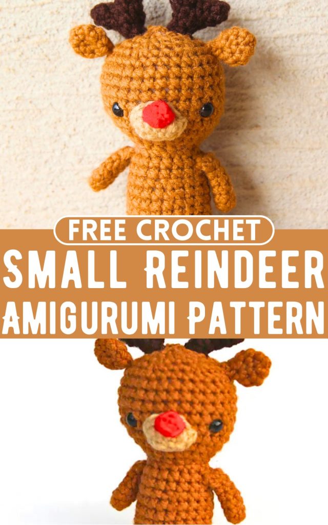 5 Crochet Red Nosed Reindeer Amigurumi Patterns