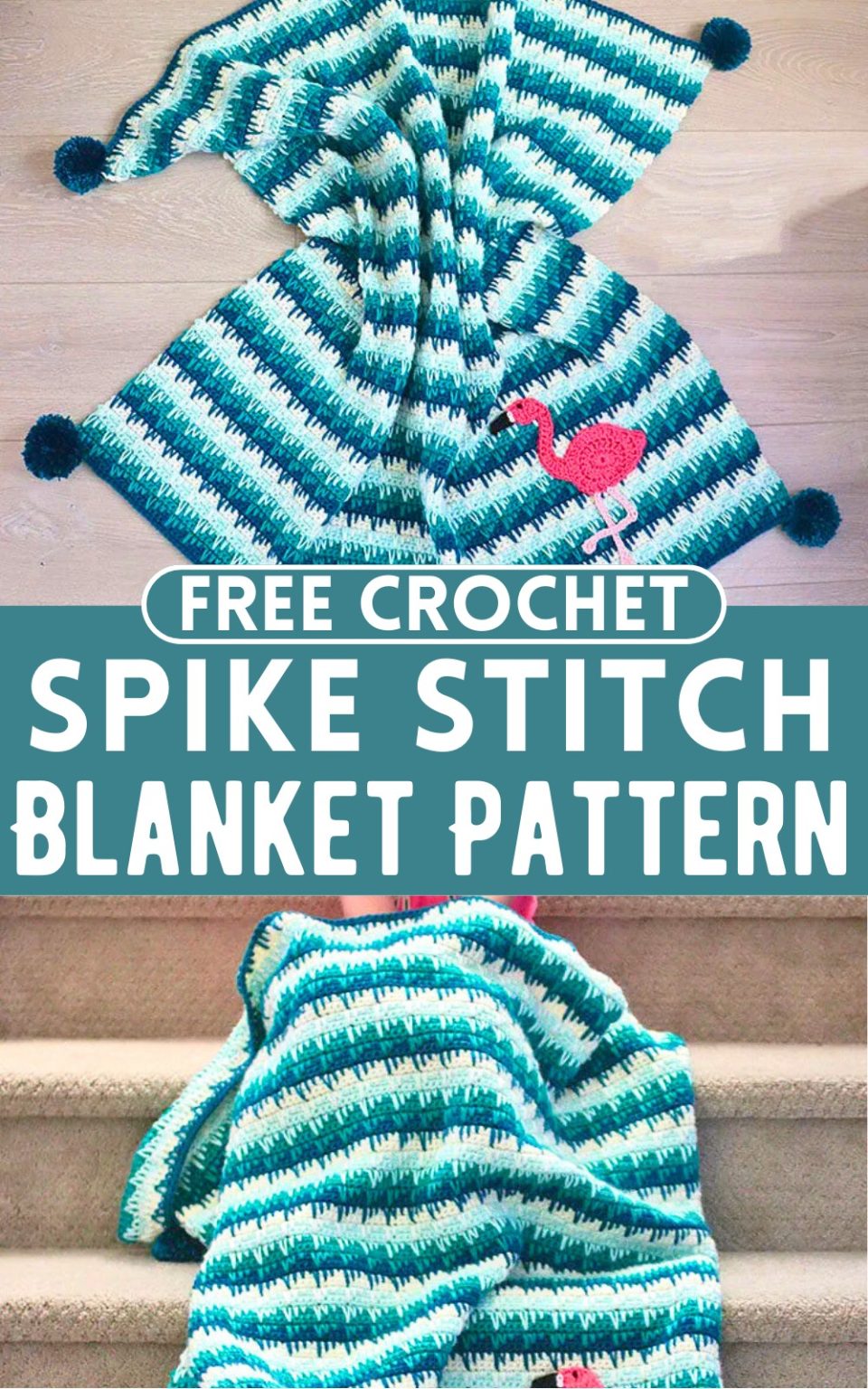 4 Colorful Vibey Crochet Spike Stitch Blanket Patterns