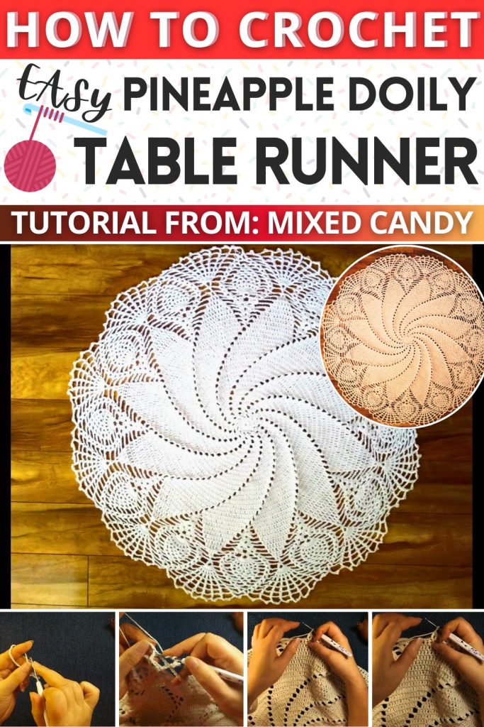 Unique Crochet Table Mat Table Runner Pattern