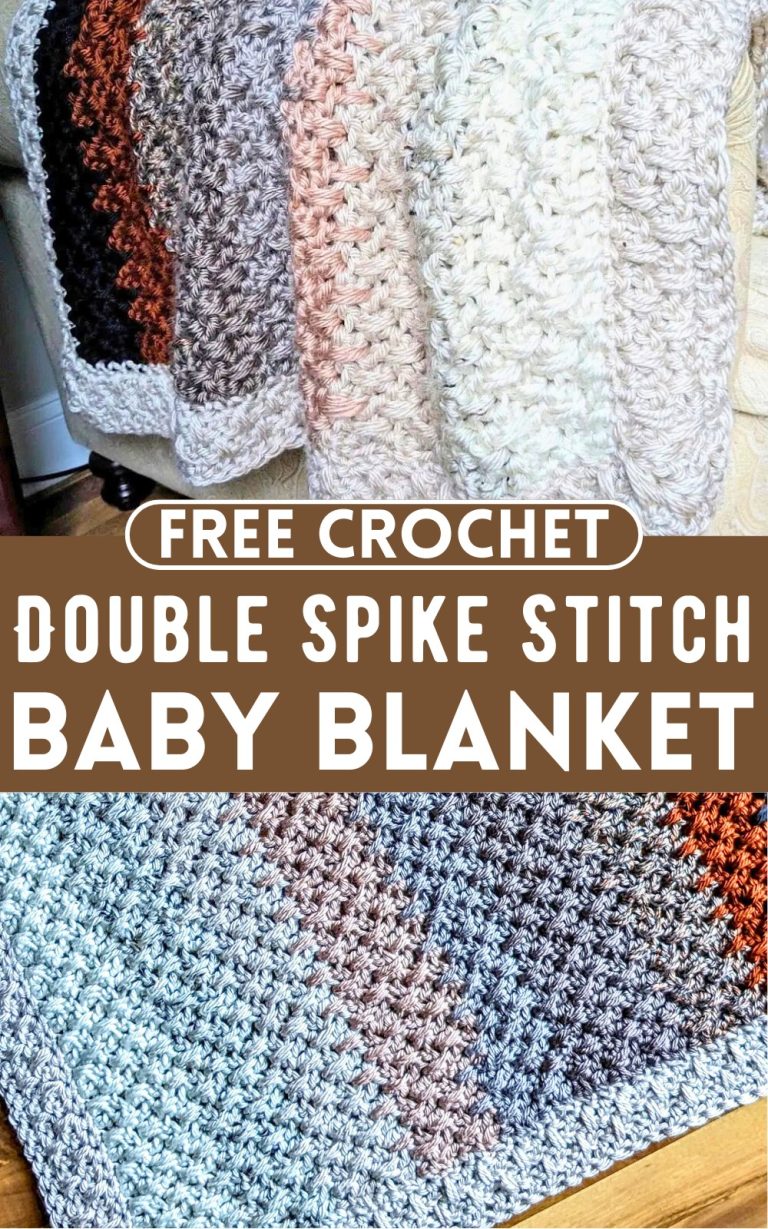 4 Colorful Vibey Crochet Spike Stitch Blanket Patterns