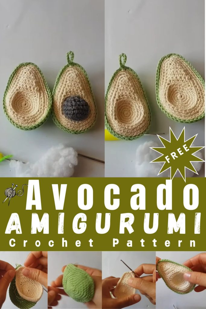 Cutest Cuddly Crochet Avocado Body Amigurumi Pattern