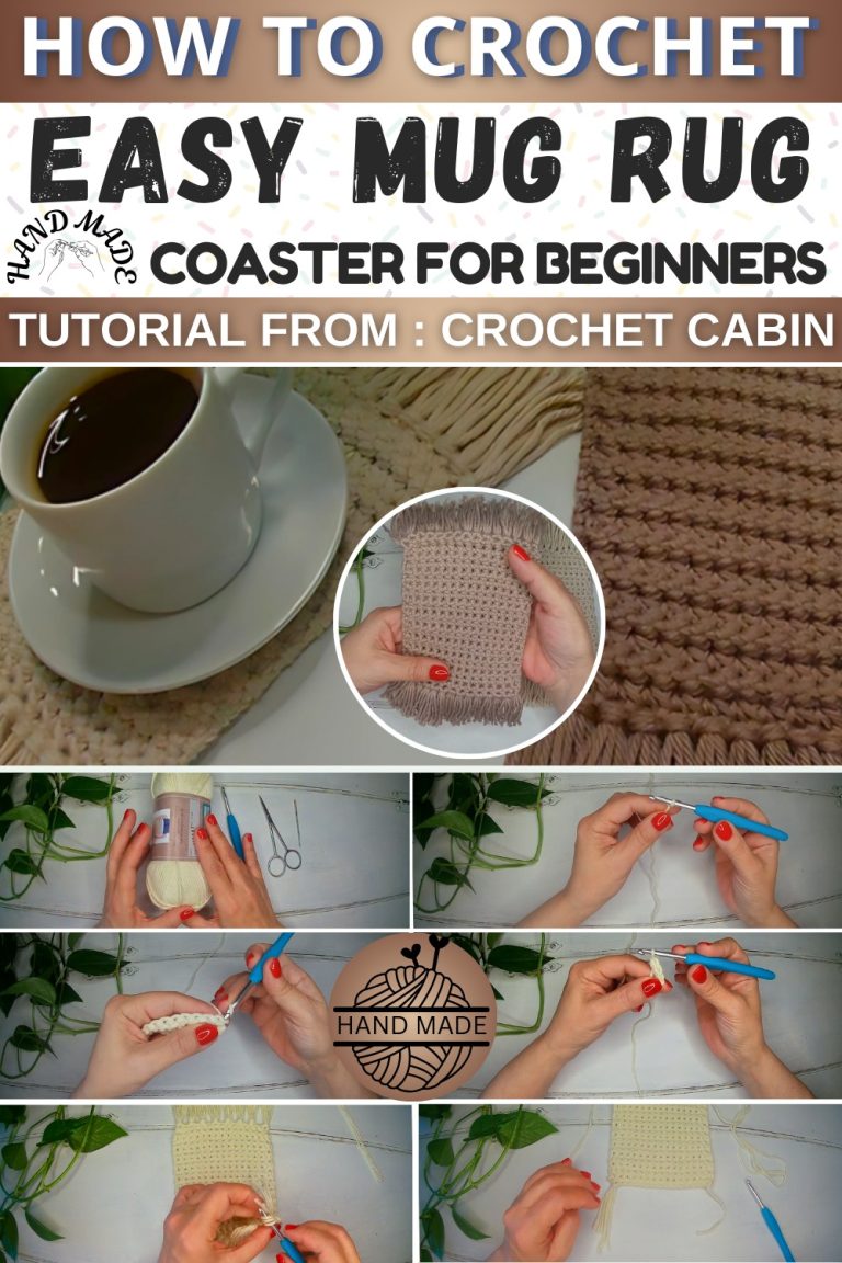 Simple But Useful Crochet Mug Rug/Coaster Pattern