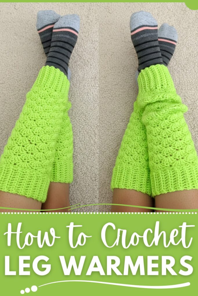 Cute Crochet Shell Leg Warmer Pattern to Stay Warm & Stylish