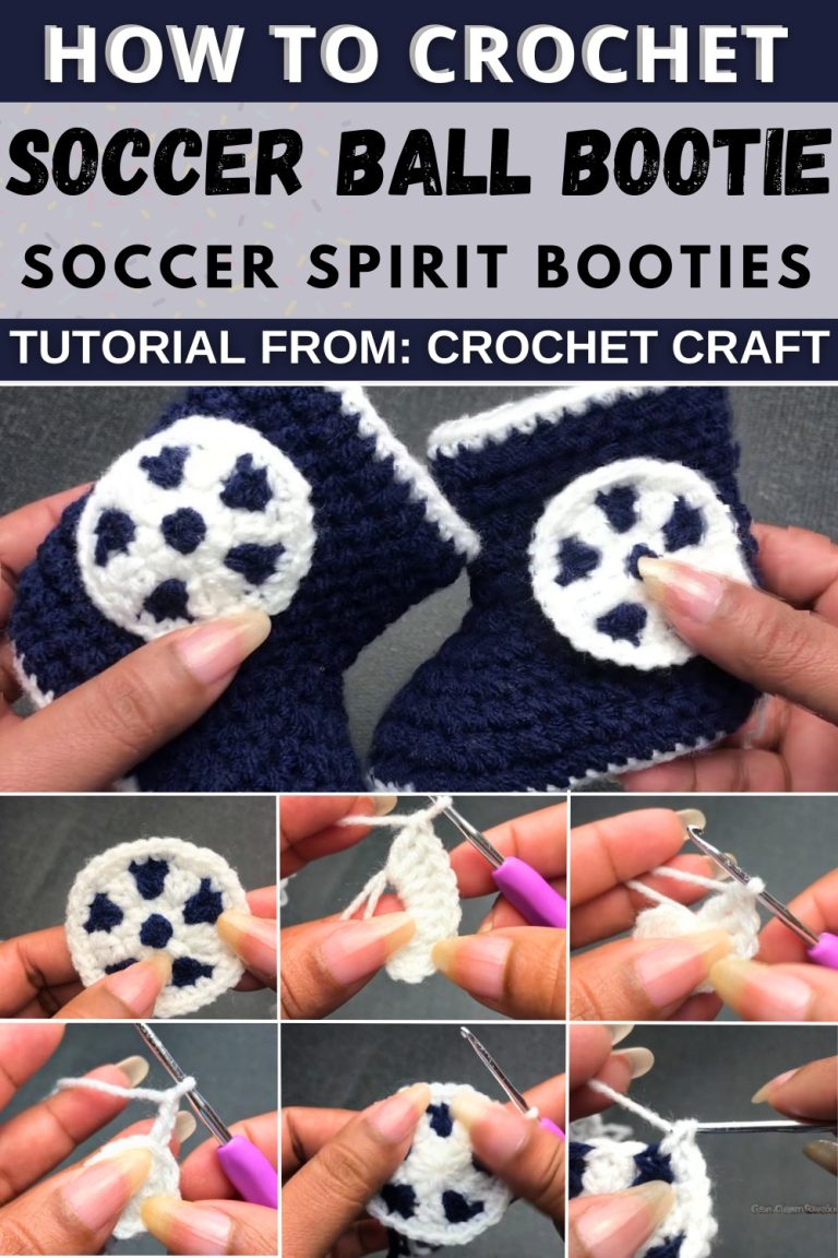 Adorable Crochet Soccer Ball Bootie Pattern for Little Feet