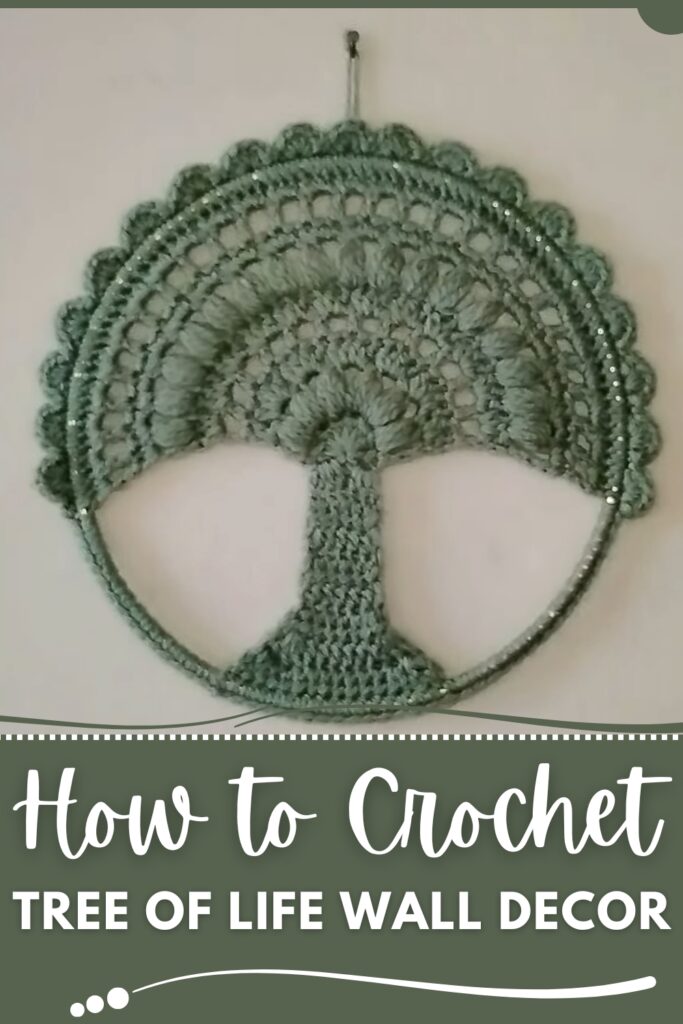 Nature-Inspired Crochet Tree Of Life with Organic Feel