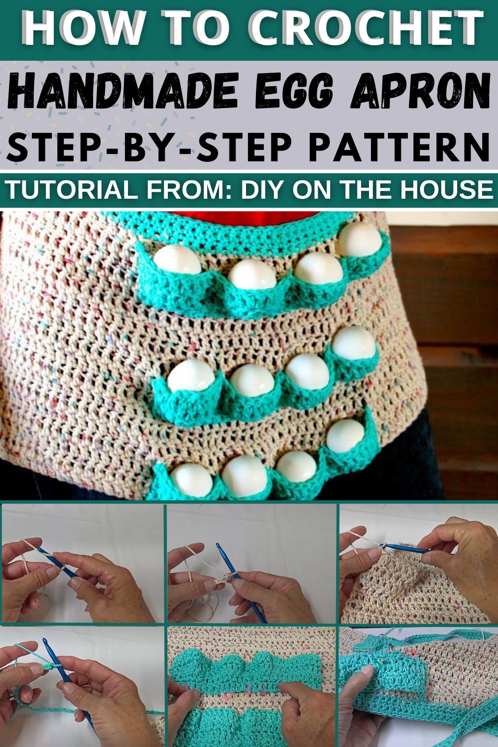 Crochet Egg Apron Pattern That Holds A Dozen Eggs