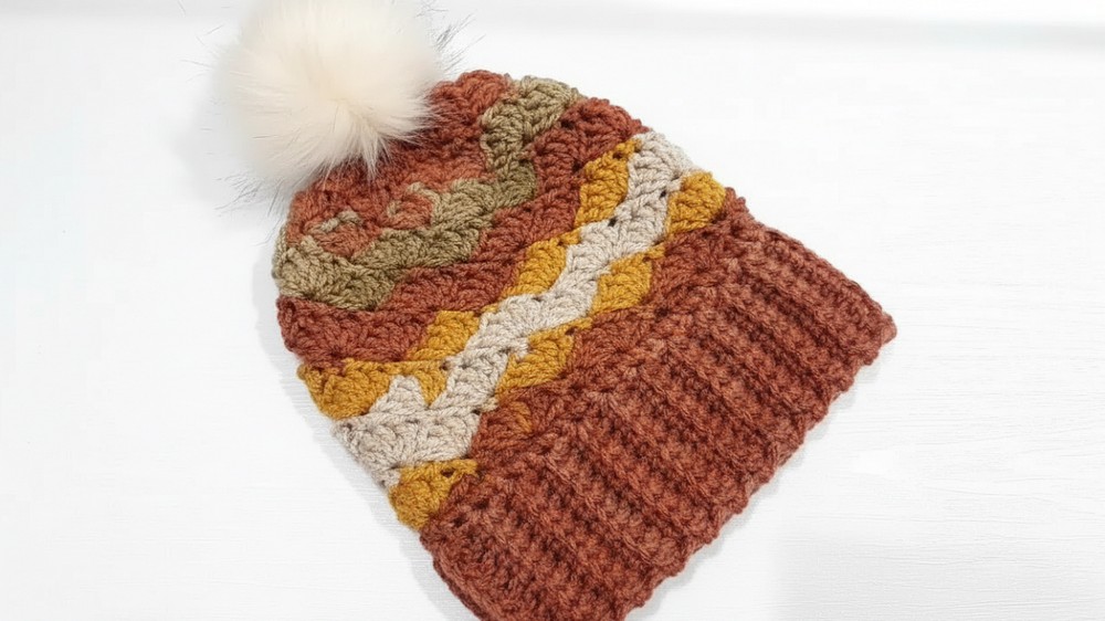 Elegant Crochet Shell Stitch Beanie Pattern to Keep You Warm