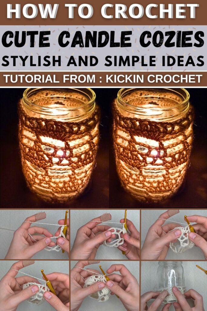 Warm Up Your Decor: Free Crochet Candle Cozies Pattern