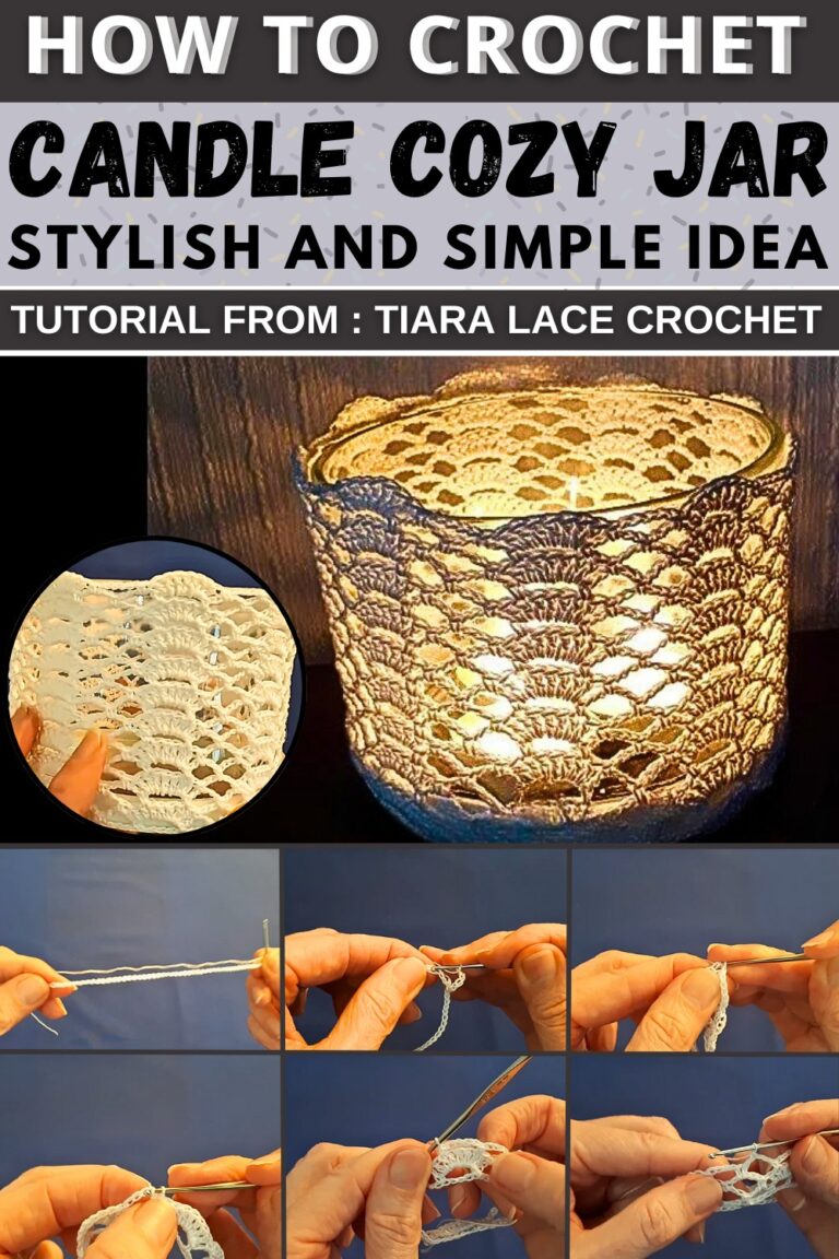 Add Warmth with a Free Crochet Candle Jar Cozy Pattern