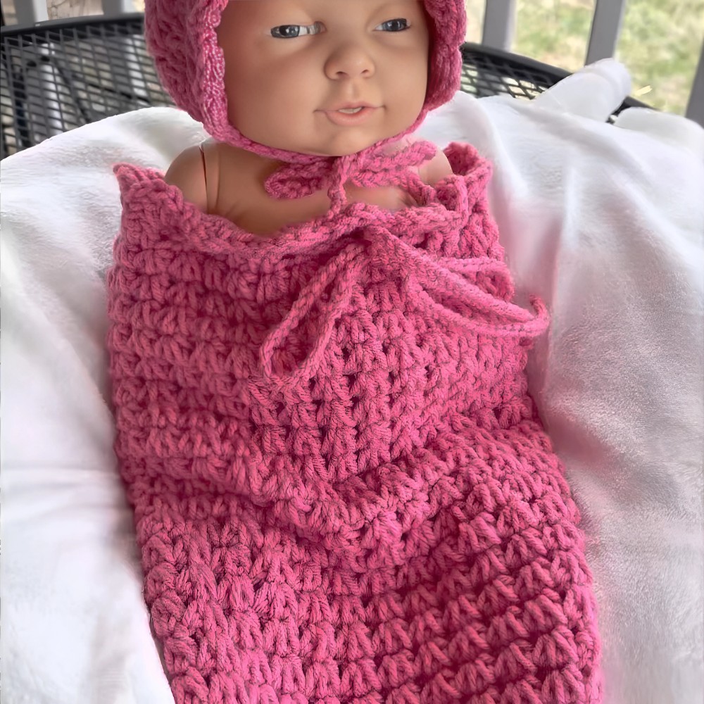 Super Easy Crochet Baby cocoon For 0–3 months Pattern 2 N