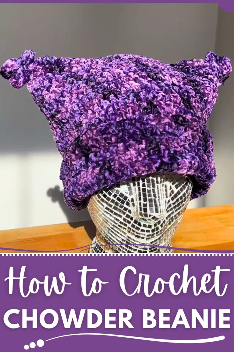Bold Crochet Chowder Beanie Pattern that Turns Heads