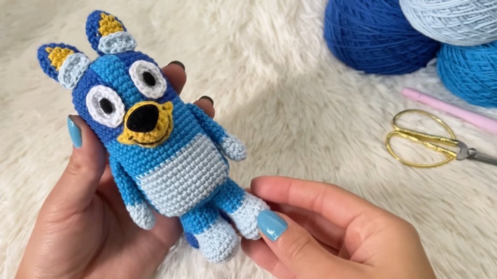 Fun Crochet Bluey Amigurumi Pattern that Brings Smiles