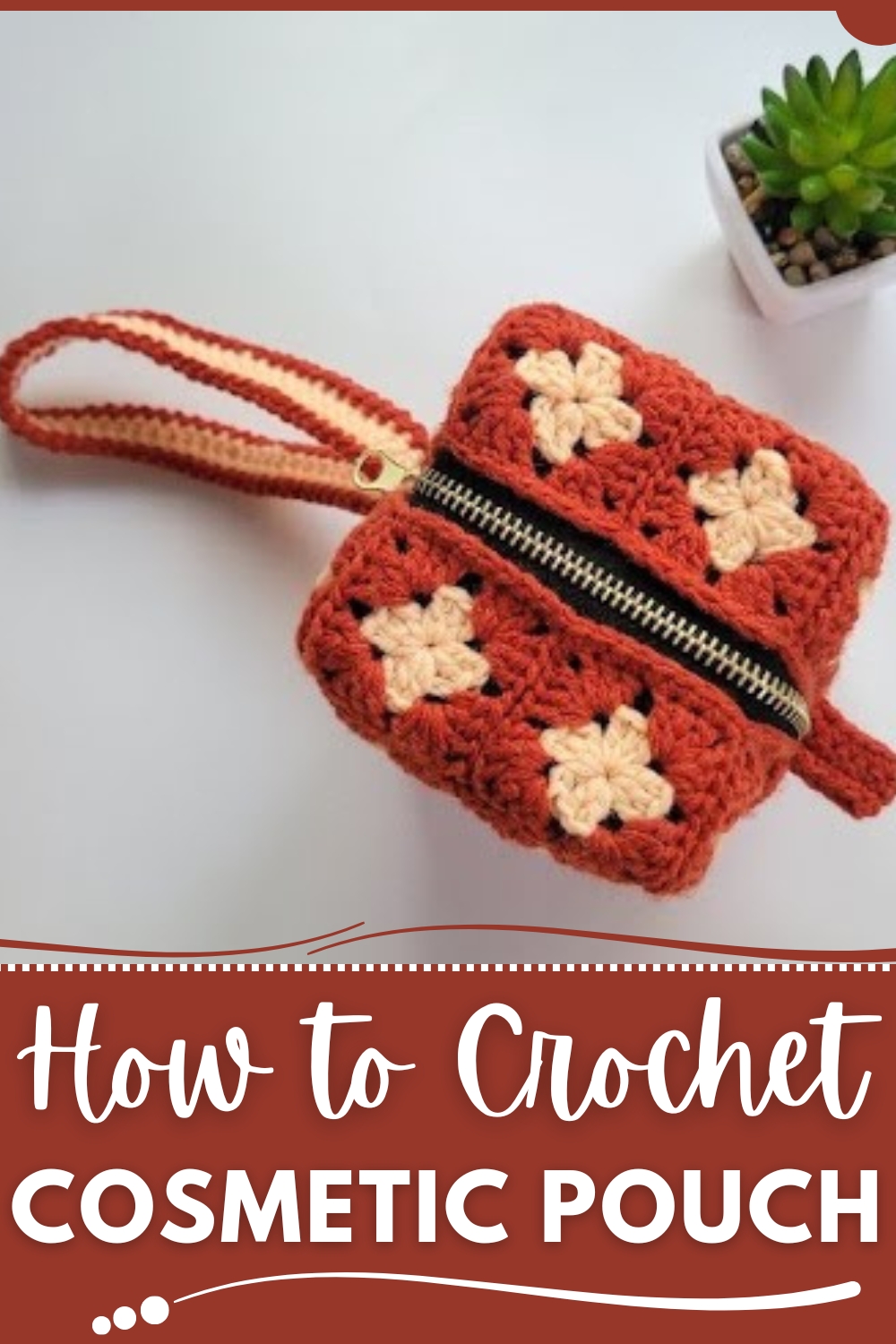 Trendy Crochet Cosmetic Pouch Pattern for Everyday Glam