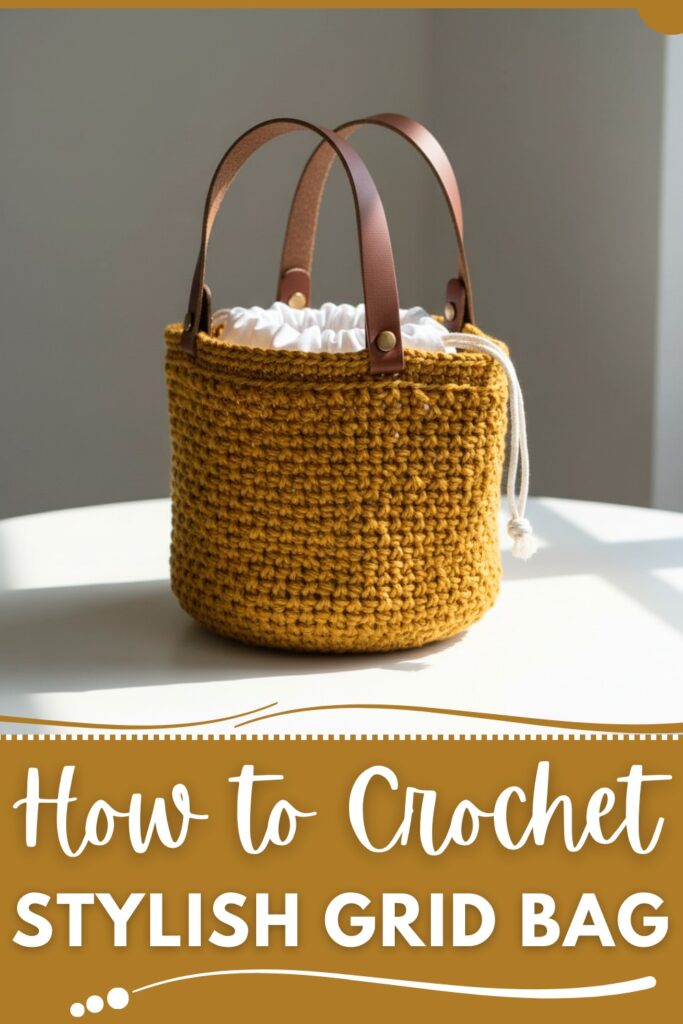 Modern Crochet Grid Bag Pattern to Match Any Outfit