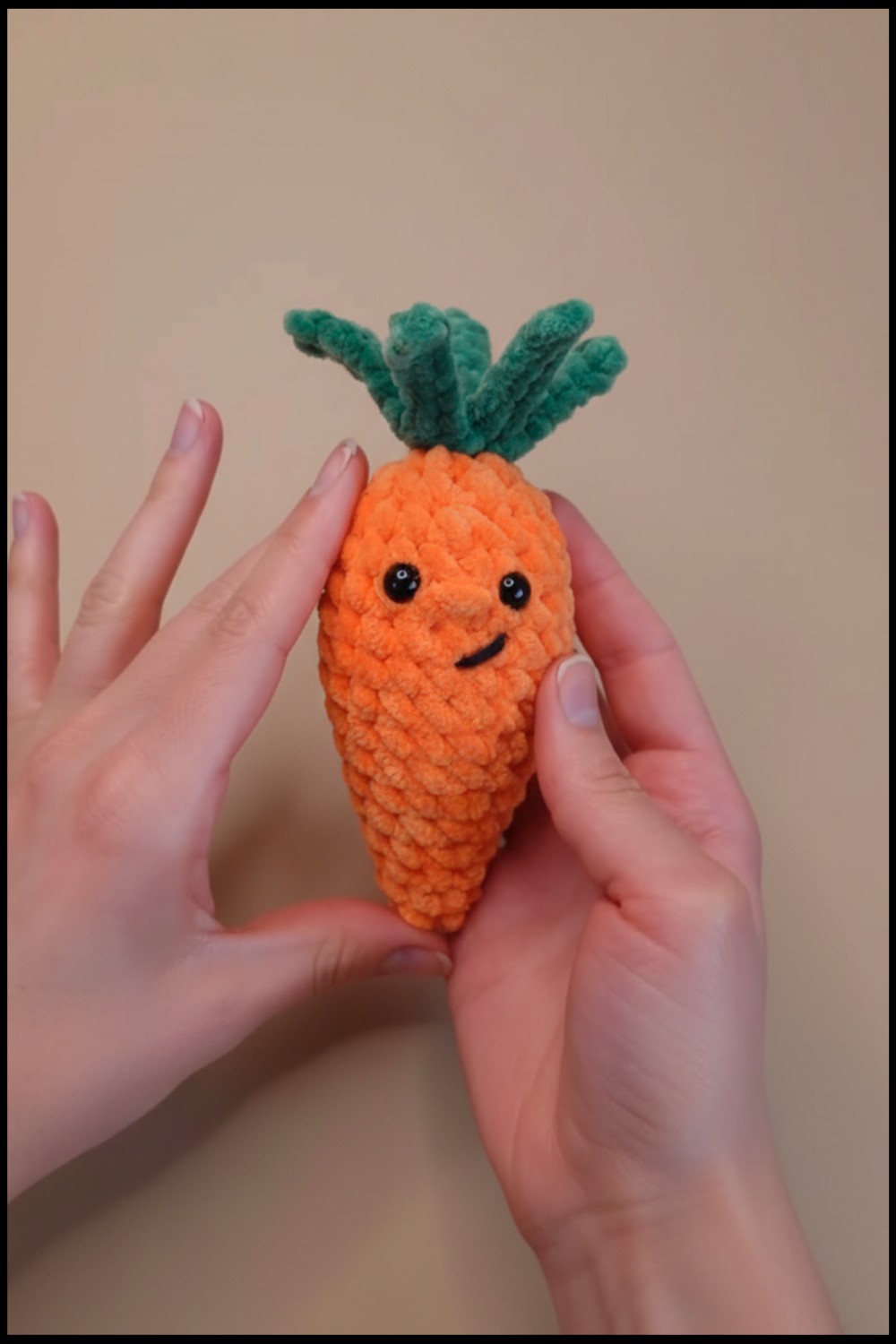 Free Crochet Carrot Pattern for Easter Baskets