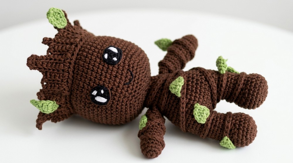 How to Crochet Baby Groot amigurumi Pattern Free