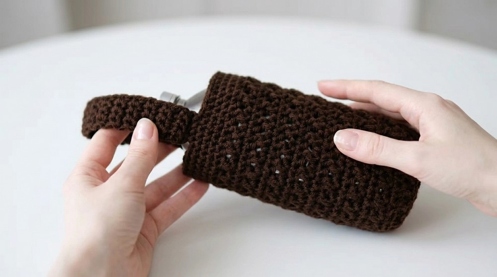 Easy Crochet Water Bottle Holder for Everyday – Free Pattern